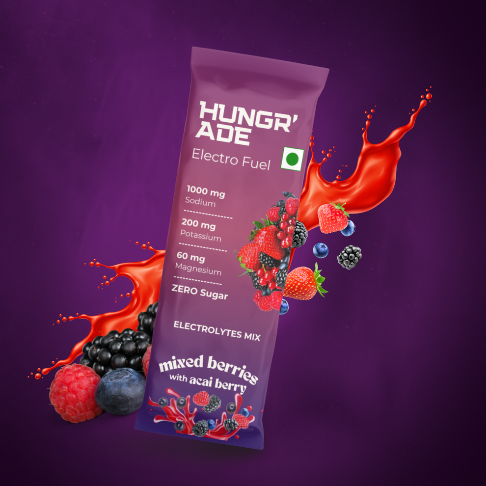 Hungr'Ade Electrolytes Sachet Mix - Mixed Berries with Acai Berry ...